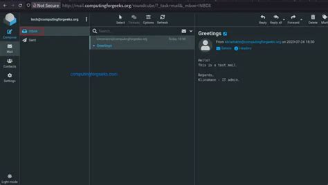 Deploy Mail Server On Debian With Postfix Dovecot MySQL And RoundCube ComputingForGeeks