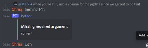 Remind From Reply · Issue 1958 · Python Discordbot · Github