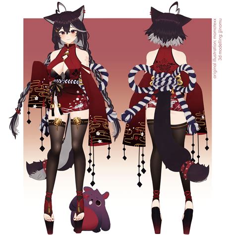 Rule 34 Brown Hair Female Momotexx Vtuber Red Eyes Virtual Youtuber