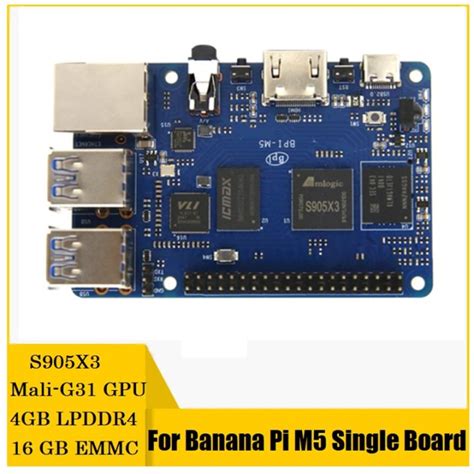 For Banana Pi Bpi M5 Development Board 4gb Amlogic S905x3 Quad Core