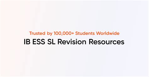 Ib Ess Sl Resources Tutorchase