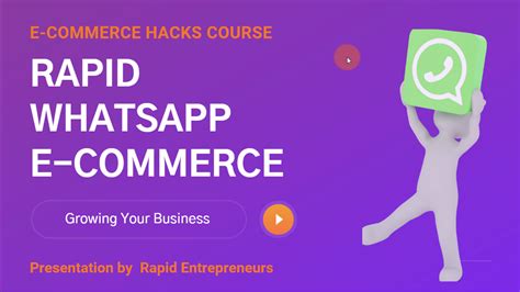 Rapid WhatsApp Ecommerce Rapid Online Courses