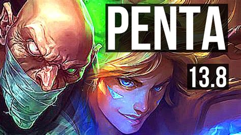 SINGED Taric Vs EZ Blitz ADC Penta Legendary 1 1M Mastery 18