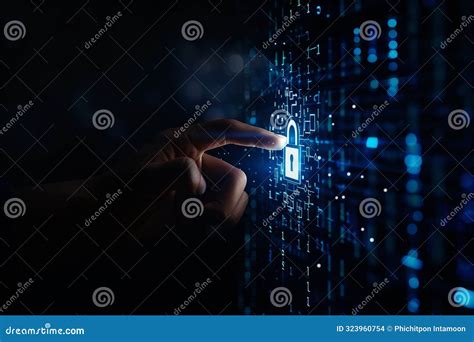 Cyber Security Access Control Data Protection Personal Information Privacy Concept Generative