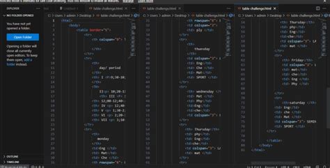 adil bamasak on linkedin created time table using html