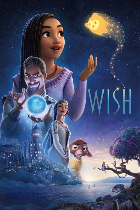 Poster 2023 Disney Wish Movie Poster Ariana Debose Chris Pine Asha