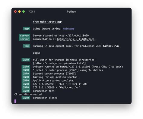 Getting Started with FastAPI WebSockets | Better Stack Community