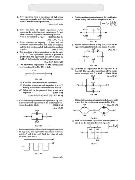 Capacitance Assignment Pdf