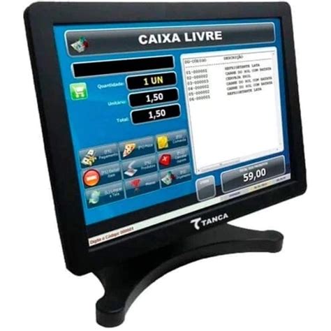 Monitor 15″ Tanca Tmt 530 Vga Touch Screen Qr4 Soluções Em Tecnologia