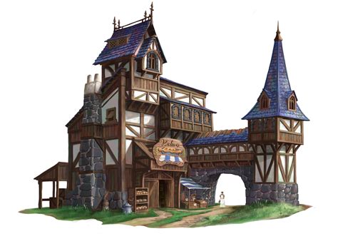 Medieval Building Concept Art