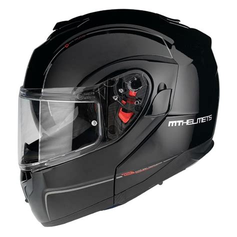 Каска за Мотор MT Atom SV Solid Gloss Black модуларна AutoPulse Eu