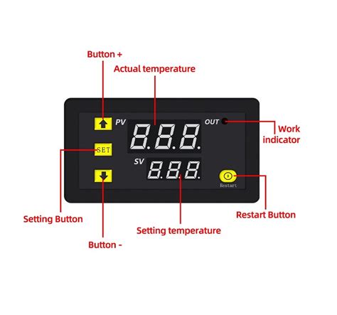 Digitalni upravljači termostat W3230 220V sa sondom - Elektroleum