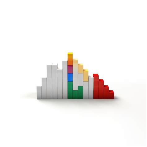 Premium Ai Image A Stack Of Colorful Tiles With A Diagram Of A