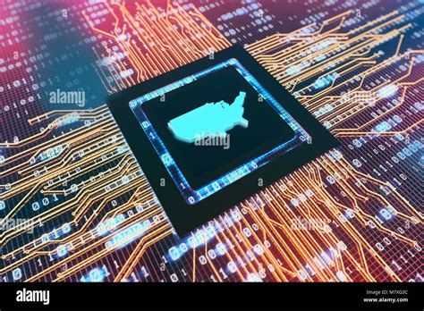Electronic Technology Circuit Boards And CPUs Network Transfer Data