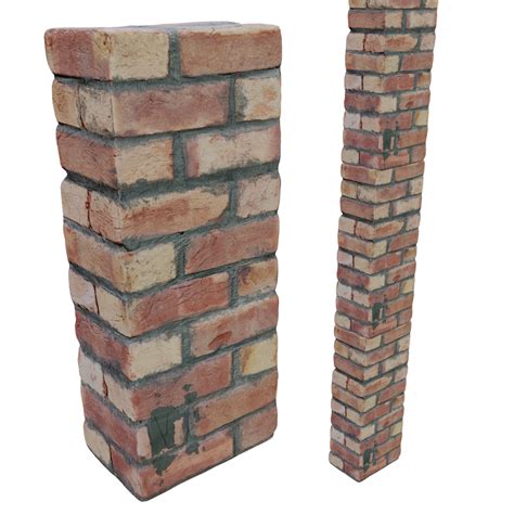 Blenderkit Download The Free Bricks Pillar Model
