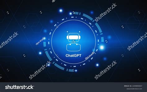 Chatgpt Ai Artificial Intelligence Technology Hitech Stock Vector