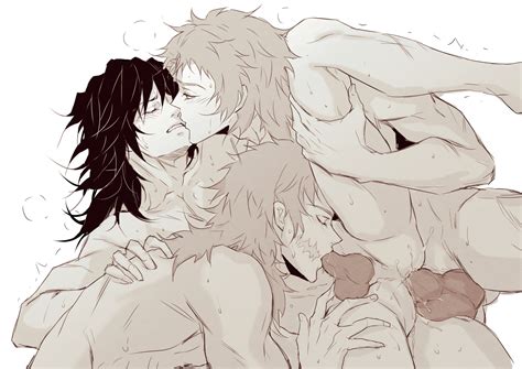 Rule 34 3boys Anal Kimetsu No Yaiba Monochrome Oral Penis Tagme