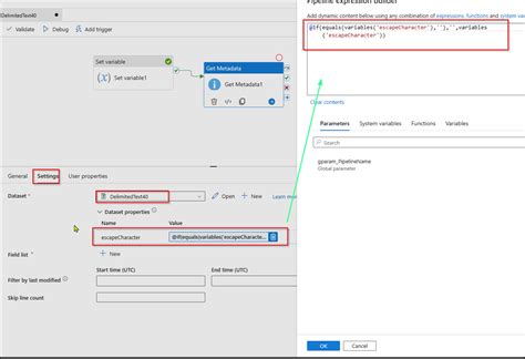 Parameterize Quote And Escape Character On Copy File Step Azure Synapse Pipeline Microsoft Qanda