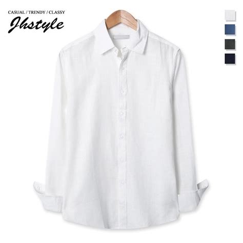 살랑 린넨 긴팔 셔츠 Ssphdl640