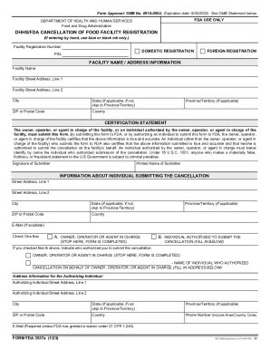 2023 Form FDA 3537a Fill Online Printable Fillable Blank PdfFiller