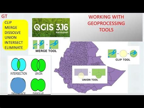 Working With Basic Editting Geoprocessing Tools In Qgis