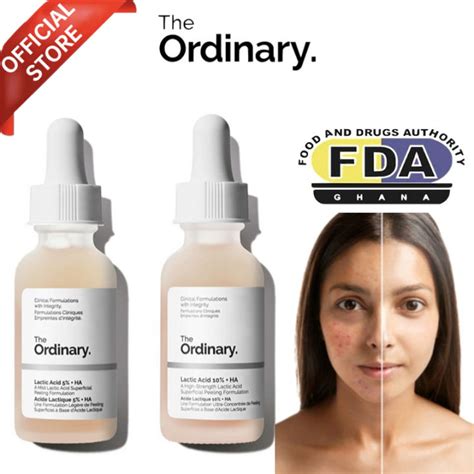 The Ordinary Lactic Acid 5 10 Ha Pore Minimizer Serum Exfoliator