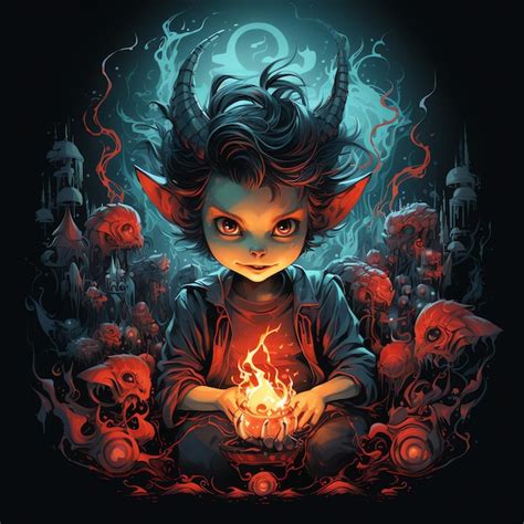 Premium Photo Devil Character Illustration