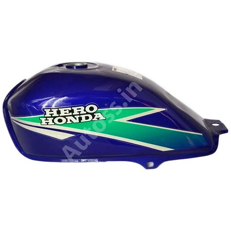 Hero Cd Dawn Petrol Tank Blue Color