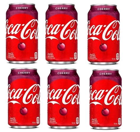 Газированный напиток Coca Cola Cherry / Лимонад Кока Кола Вишня 355 мл ...