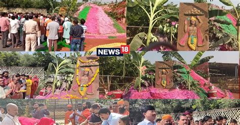 Photos Mp की सबसे बड़ी गौशाला में100 टन गोबर से बना सबसे बड़ा गोवर्धन