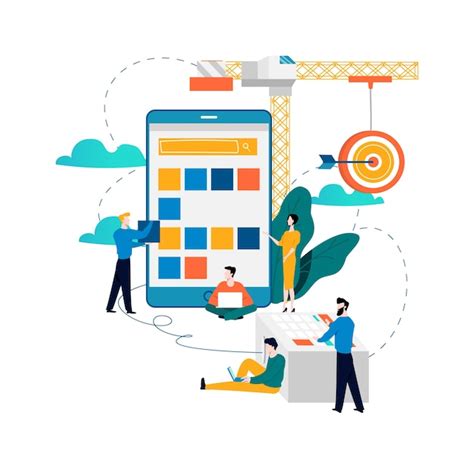 premium vector mobile application development software api prototyping