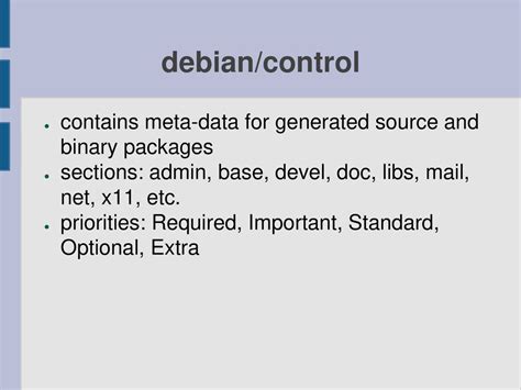 Giving Back Contributing To Debian And The New Maintainer Process Ppt