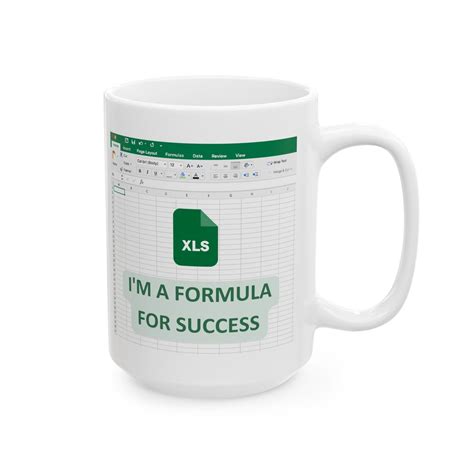 Funny Formula For Success Excel Spreadsheet Joke Mug Perfect T For