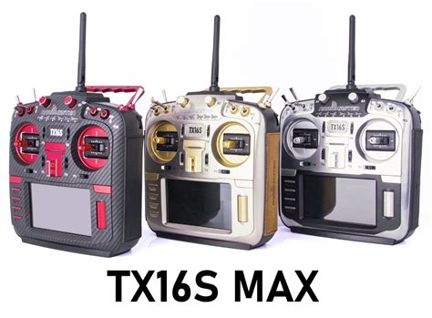 Radiomaster Tx16s Max Opentx Multi Protocal 16ch Transmitter Carbon