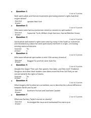Week Test HIUS Docx Question Out Of Points Both Spiritualism And Formal Movements