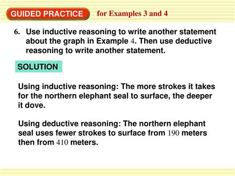 Example 3 Use Inductive And Deductive Reasoning Ppt Download