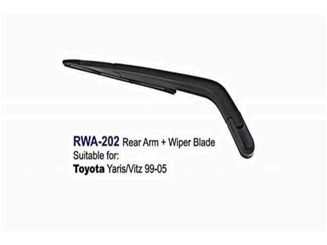 Toyota Yaris Vitz Echo Mk1 XP10 99 05 Toyota Yaris Vitz 99 05 Twister Rear Wiper Arm And Blade