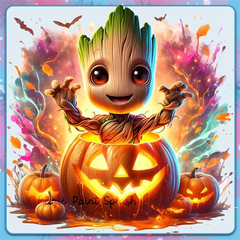 Printable Groot Pumpkin Stencil Printable Stencils