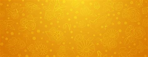 Premium Vector Spring Background In Yellow Colors Made Of Various