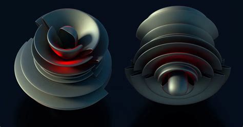 32 Abstract Mathematical Shapes Flippednormals
