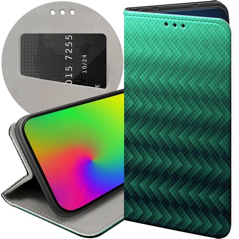 Etui Z Klapk Do Samsung Galaxy A Wzory Zielone Grassy Green Futera Case Samsung