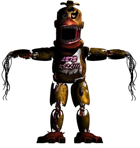 Withered Demented Chica By 205tob On Deviantart