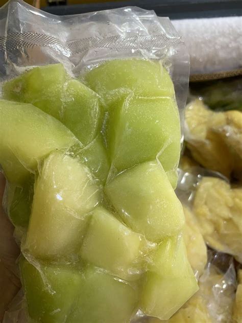 Promo Melon Frozen 500gr Beku Buah Melon Beku Sudah Dipotong 500gr
