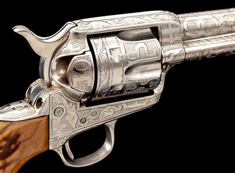 Colt Cattle Brand Engraved Single Action Army Revolver