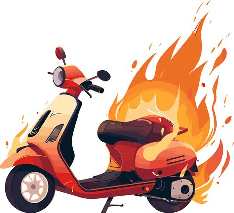 电动车着火高清质量素材