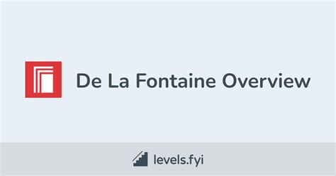 De La Fontaine Careers Levels Fyi