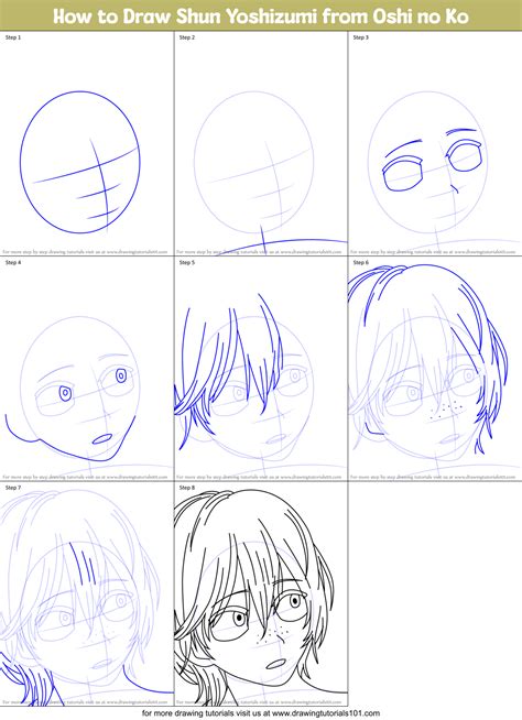 How To Draw Shun Yoshizumi From Oshi No Ko Oshi No Ko Step By Step