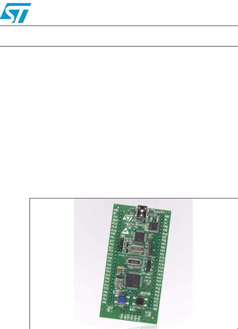 figure 1 stm32 value line discovery board