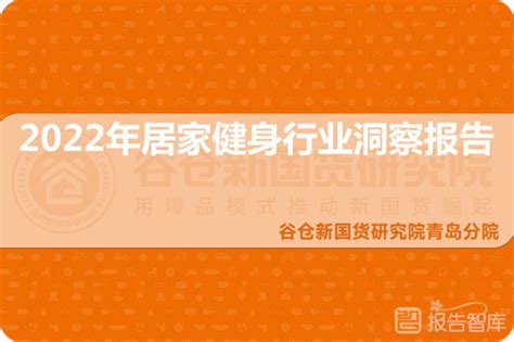2022居家健身行业研究报告居家健身市场空间规模分析 报告智库