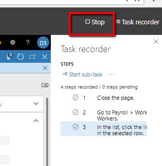 Dynamics 365 Finance Operations Talk Task Recorder D365FO